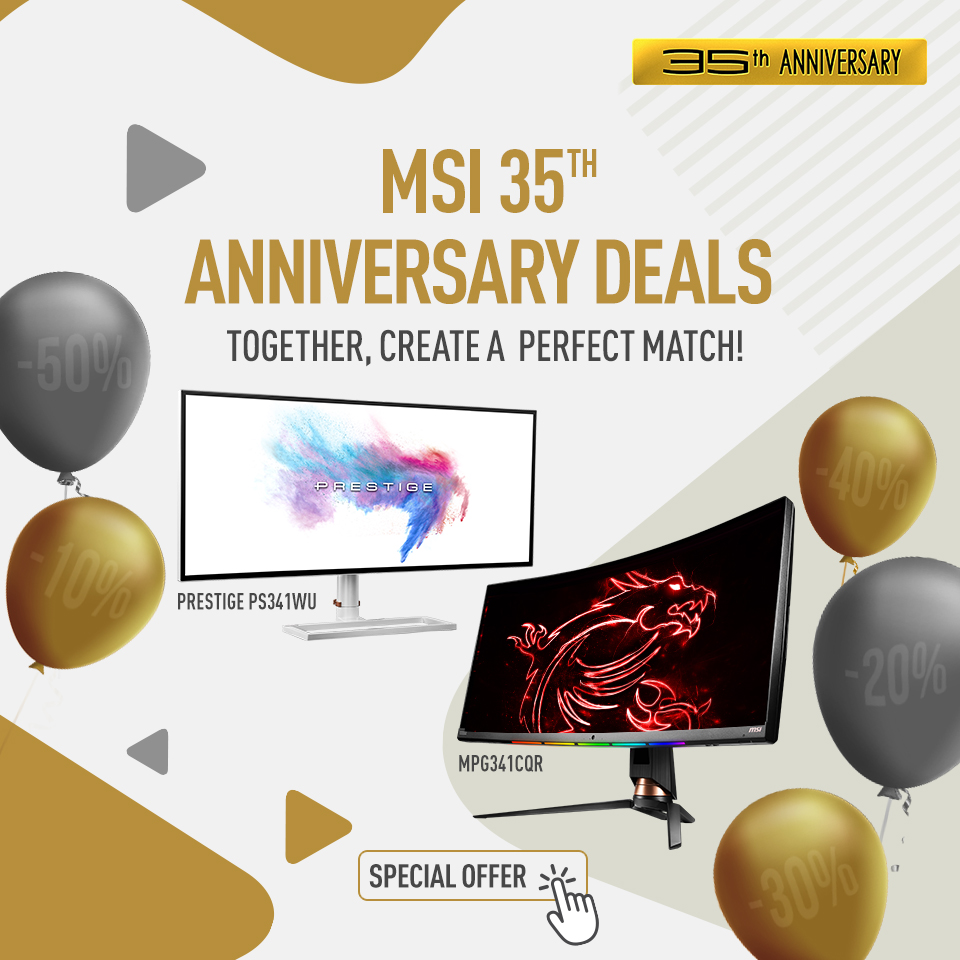 MSI 35th Anniversary- TOGETHER, Create a Perfect Match｜The MATCH Maker ...