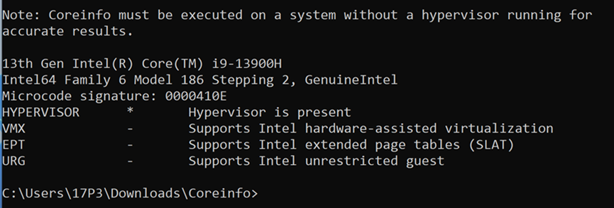 [Notebook] 如何使用Intel Virtualized VT-x/EPT运行虚拟机