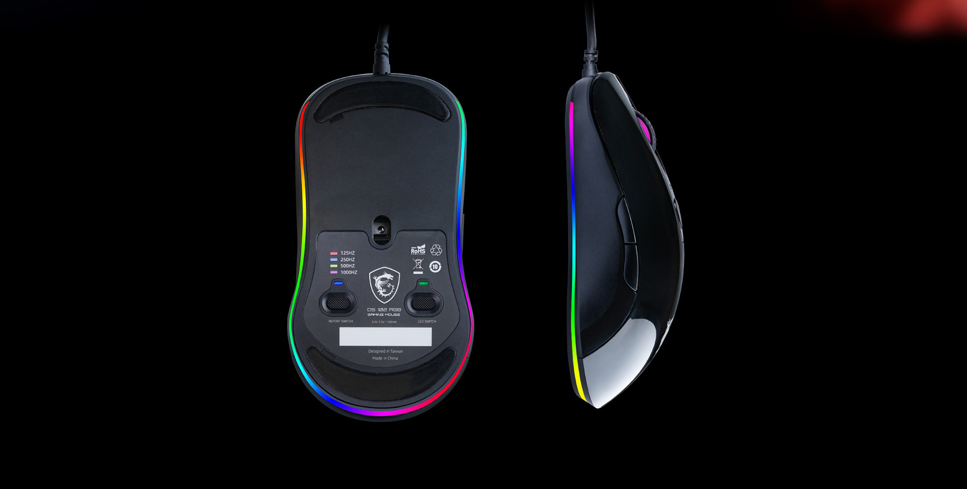 Overview Interceptor DS 102 RGB Gaming Mouse | 微星科技