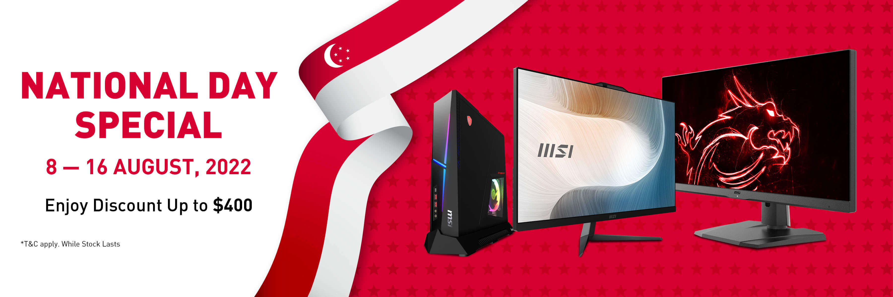 MSI’s National Day Promo, specially for you only!