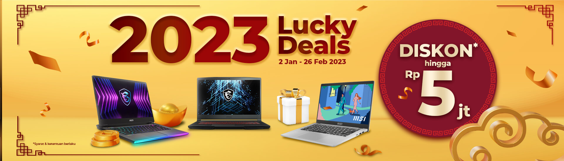 2023 MSI Lucky Deals Promotion