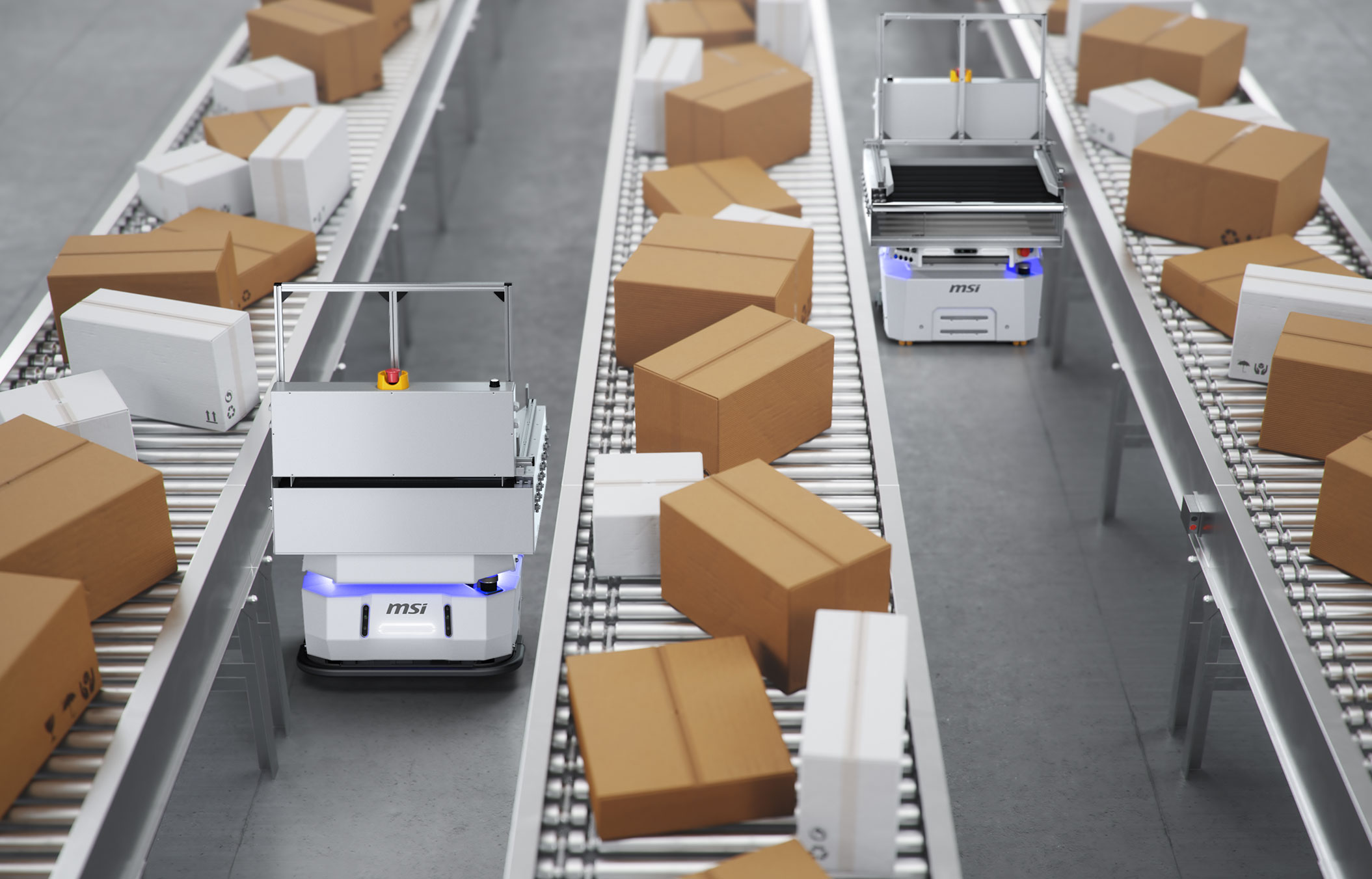 AMR-AI-Roller Robot | MSI Autonomous Mobile Robots