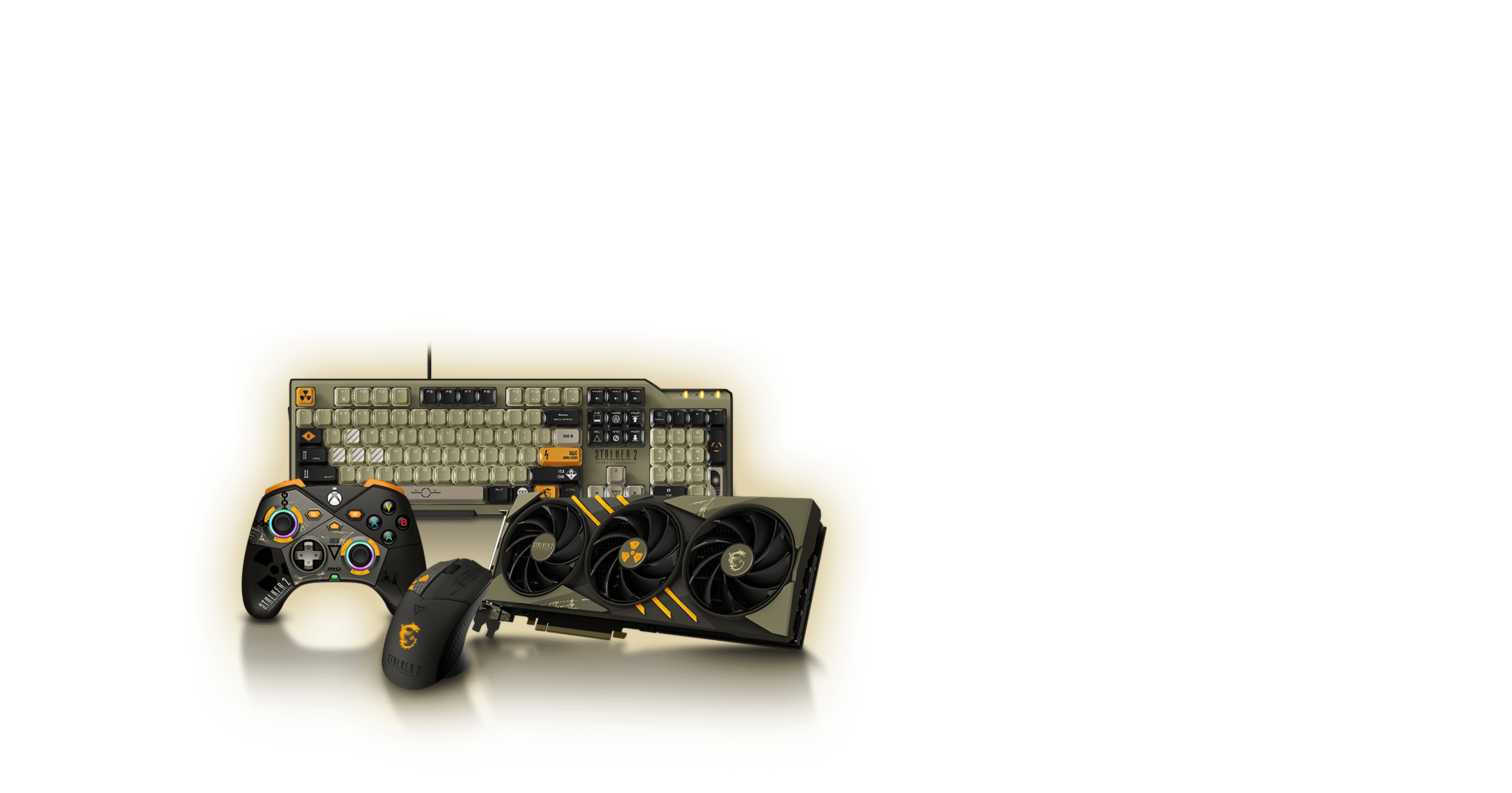 Get ready to enter the zone with msi's STALKER 2-themed products