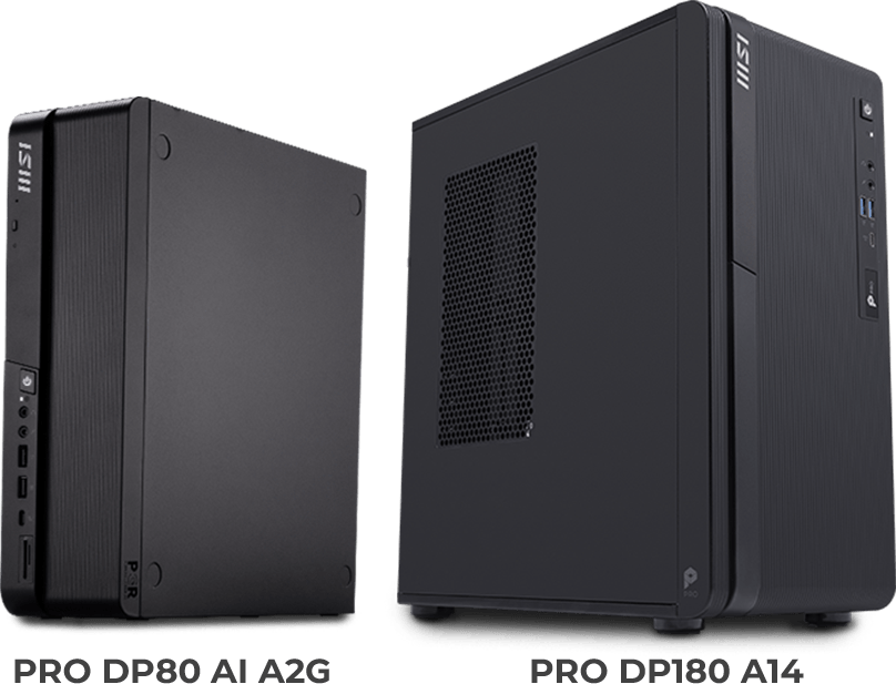Join the MSI Webinar: Unveiling PRO DP80 & PRO DP180 Business PCs for SMBs