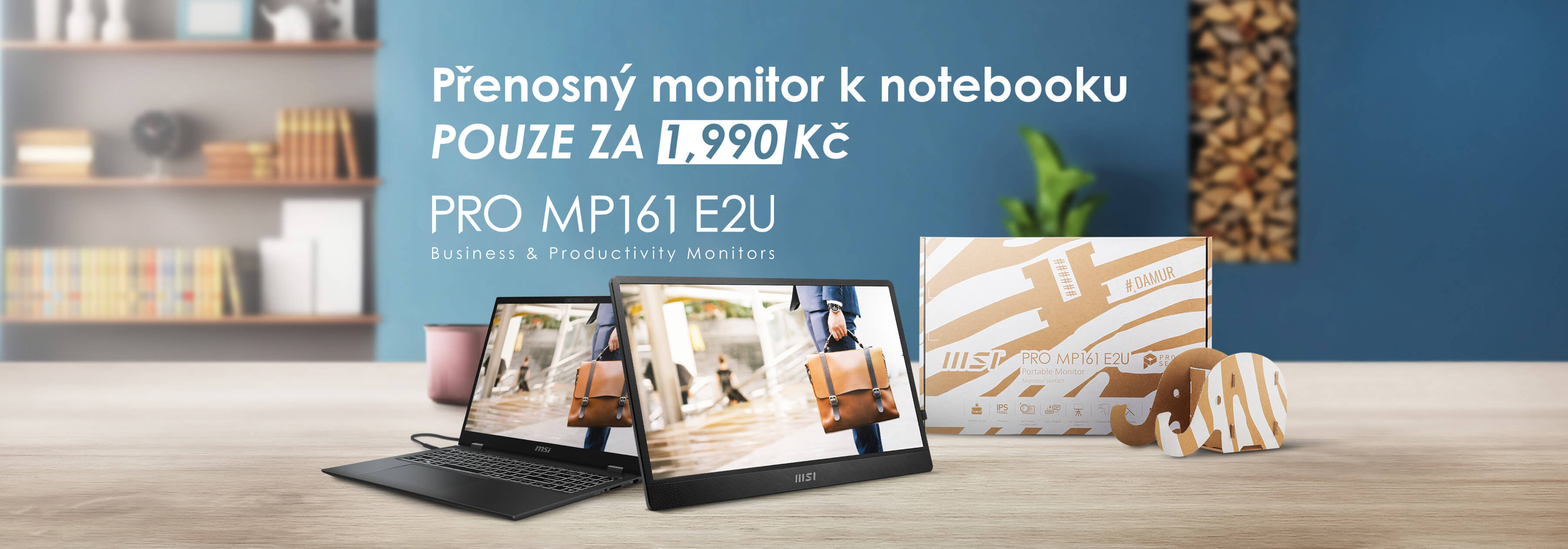 Monitor MSI PRO MP161 E2U jen za 1 990 Kč!