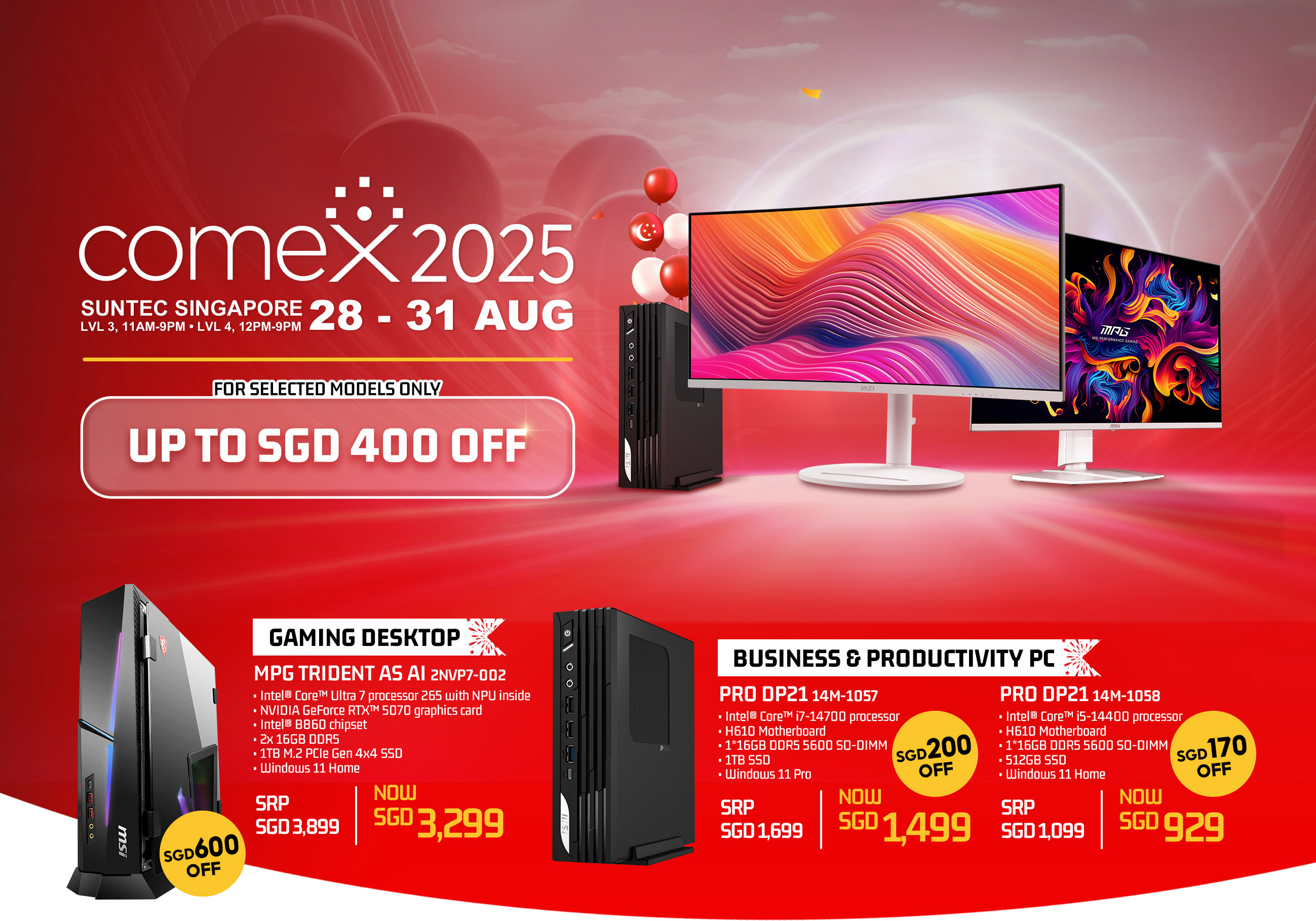 Find Your Perfect Monitor at COMEX 2025 | Exclusive Offers