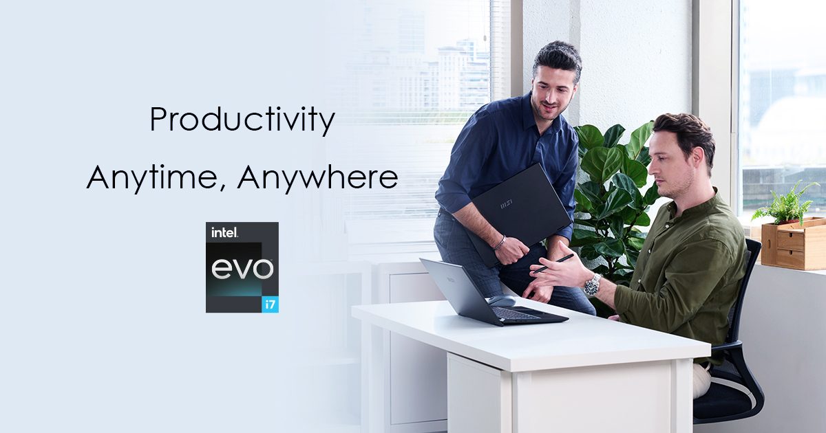 MSI Laptops Powered by Intel® Evo™