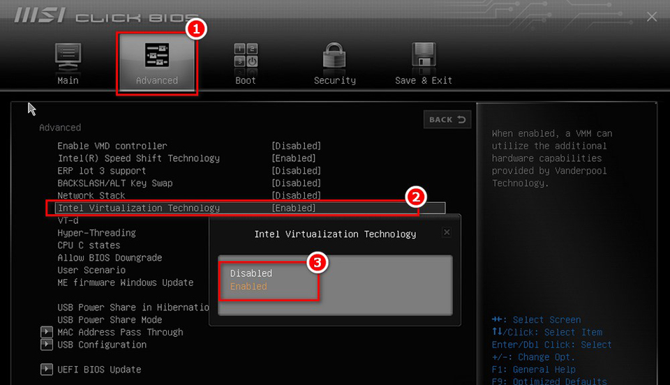 [Notebook] การสนับสนุนเทคโนโลยี Intel Virtualization