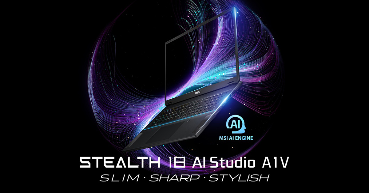 Sleek Style and Supreme Power Gaming Laptop: Stealth 18 AI Studio A1V