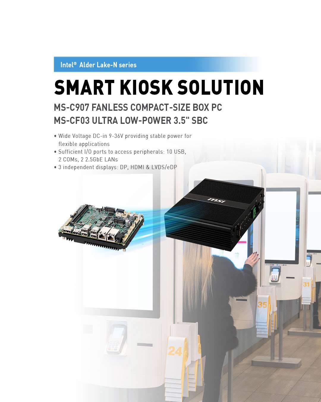 MSI IPC - industrial computer, industrial motherboard, integrated peripherals, single board ...