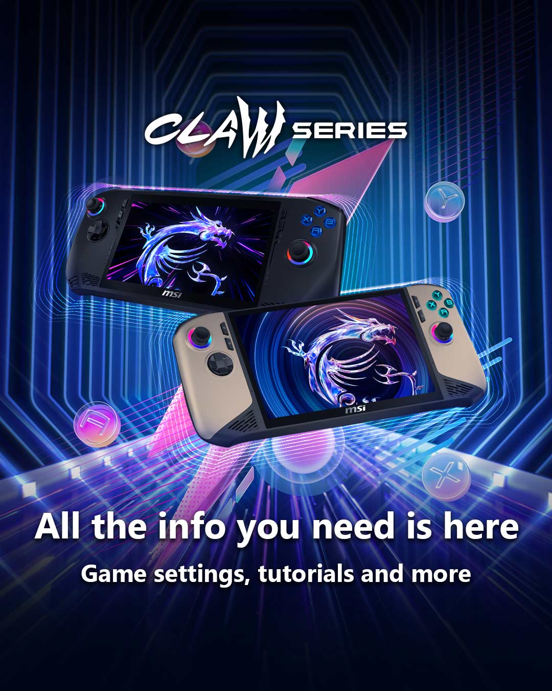 Gaming Handhelds | MSI Claw Series | MSI Global