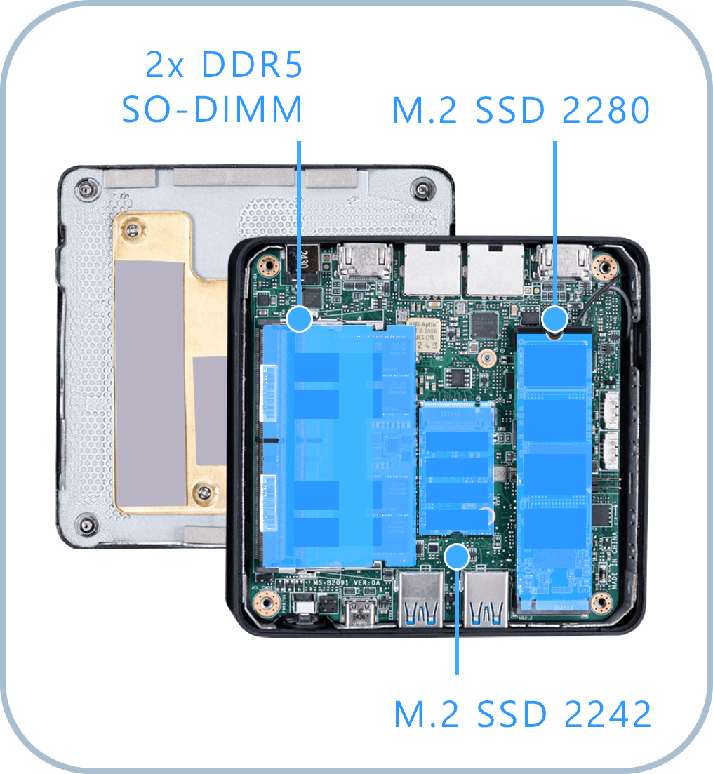 Cubi NUC AI 1UMG| Best Business & Office Desktop Mini PC 0.51L | Be ...