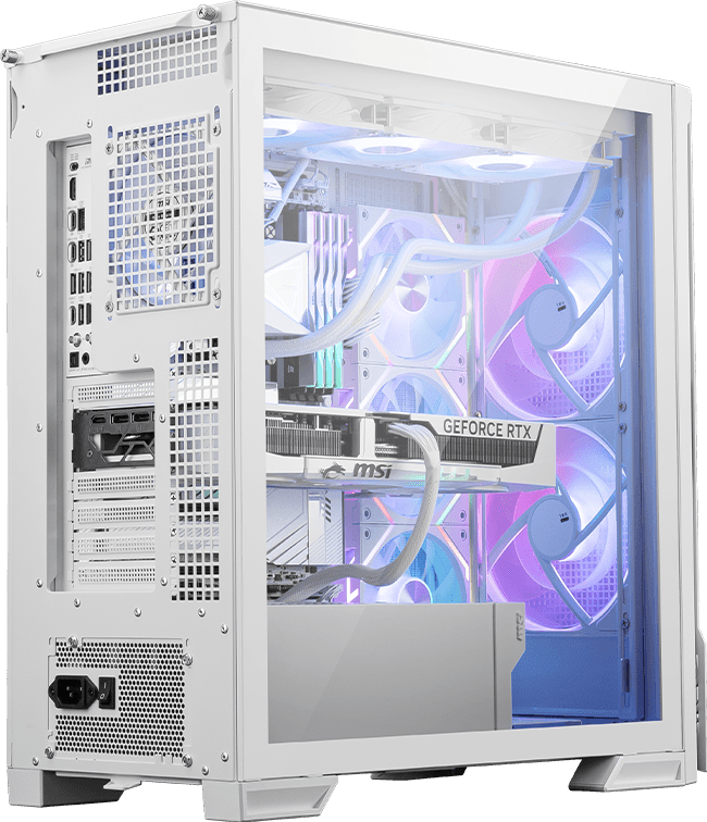 MPG D160 ARGB / WHITE | FAN | DOUBLE THE BLADES, MAXIMIZE THE AIRFLOW