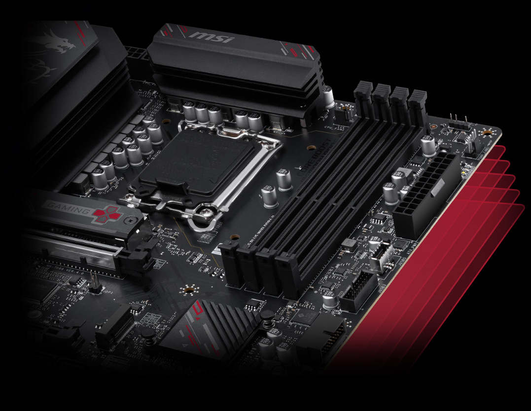 B760M GAMING PLUS WIFI DDR4 II - Intel 14-е/13-е/12-е поколения -12 Фаз ...