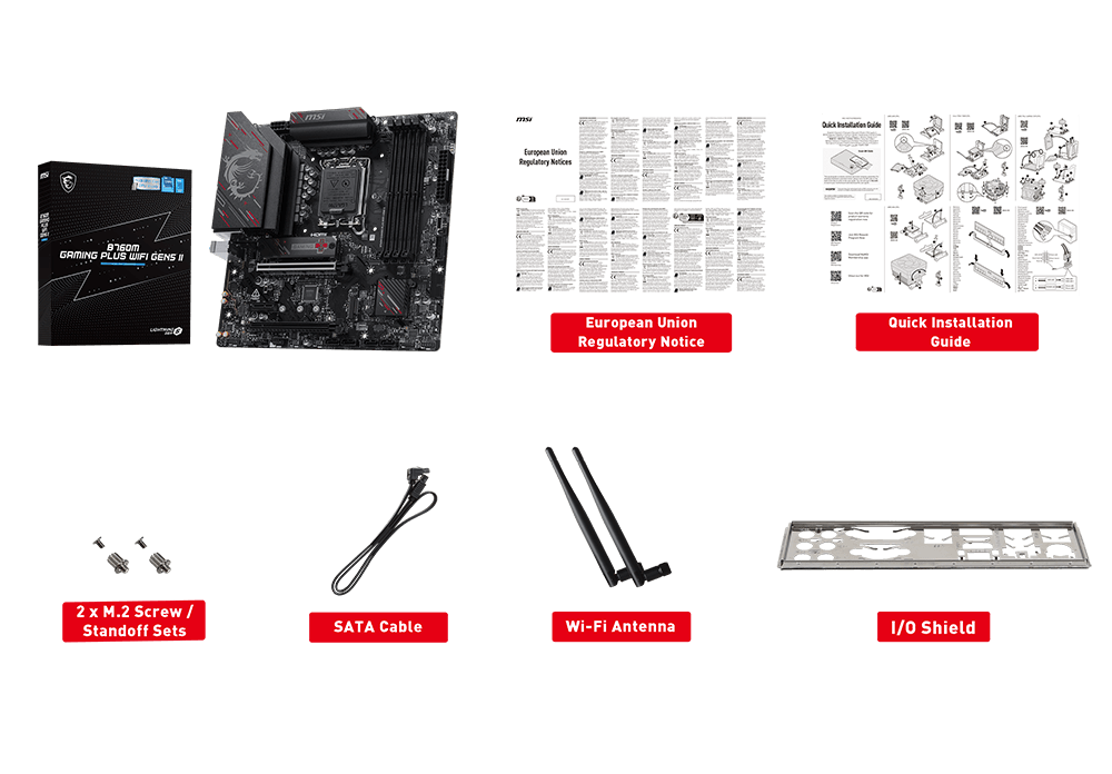 B760M GAMING PLUS WIFI GEN5 II - Intel 14th/13th/12th Gen -12 Phases ...