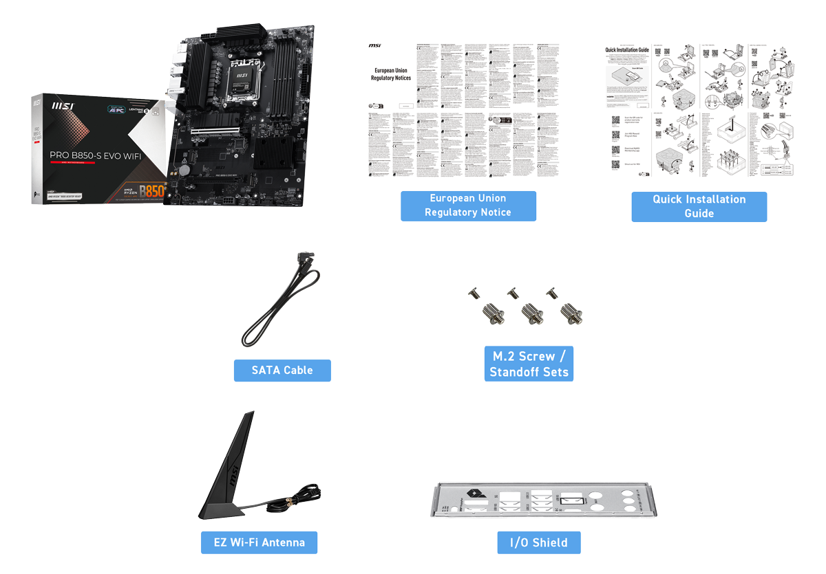 PRO B850-S EVO WIFI | PRO Series Motherboards｜Best Motherboard for AI ...