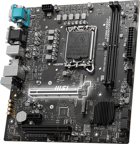 PRO H810M-C EX | PRO Series Motherboards｜Best Motherboard for AI PC｜MSI