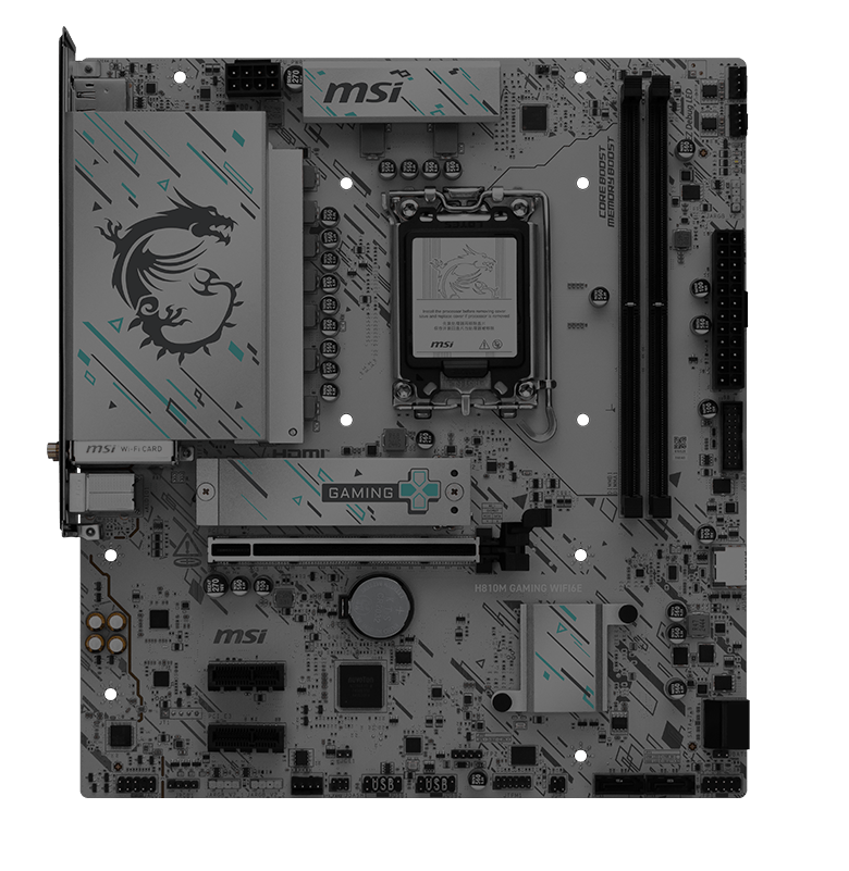 H810M GAMING WIFI6E | Gaming Motherboards｜Best Motherboard for AI PC｜MSI