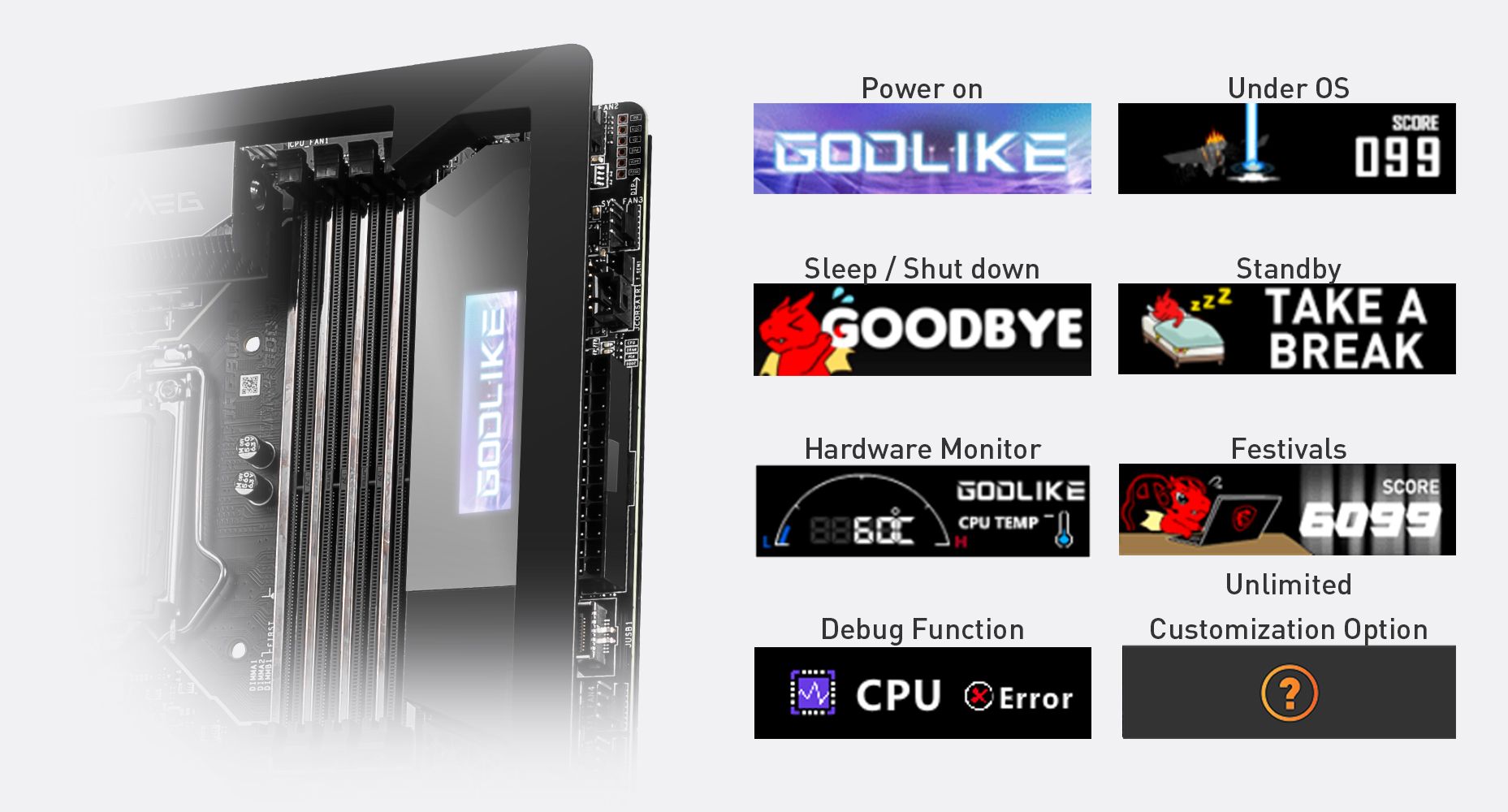 MSI MEG Z590 GODLIKE WiFi 5600mhz(OC) M.2 1200p E-ATX Anakart, 210223059