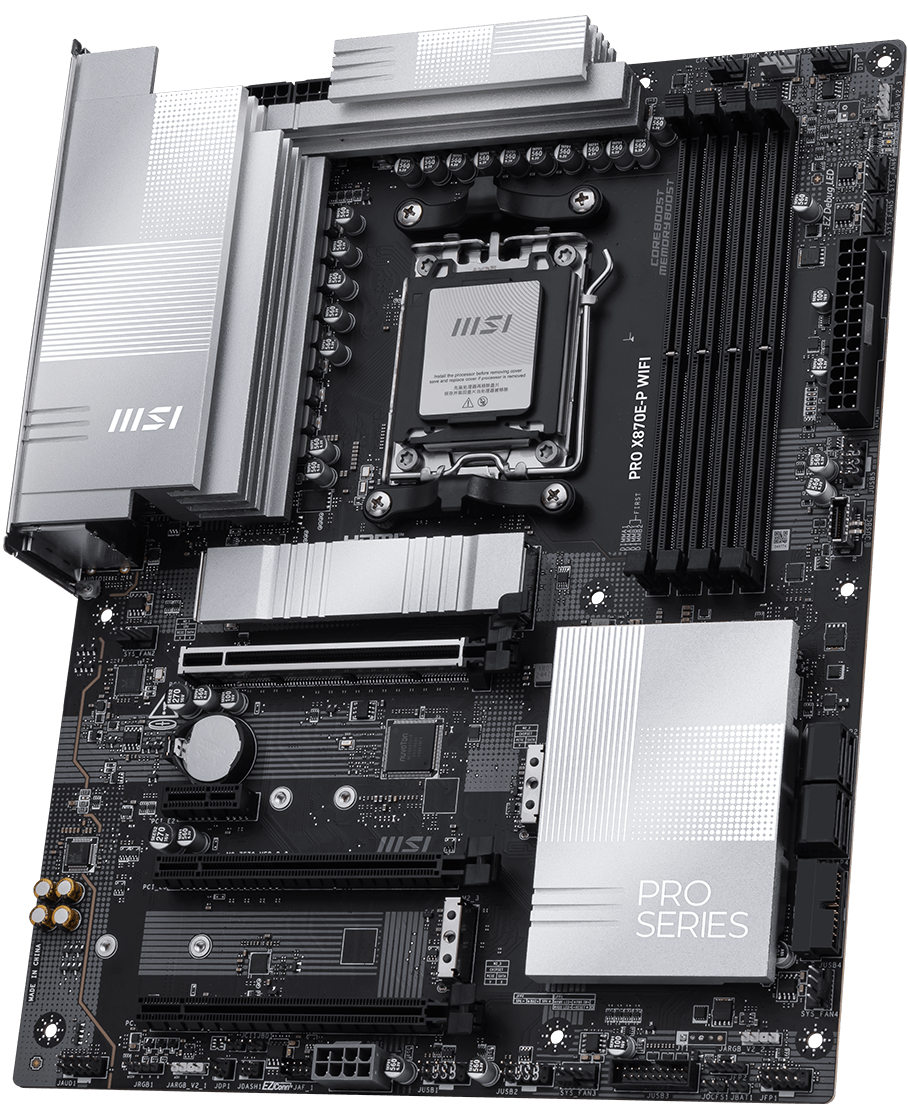 PRO X870E-P WIFI | PRO Series Motherboards｜Best Motherboard for AI PC｜MSI