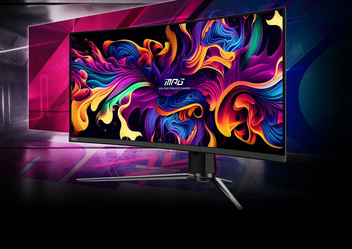 Геймърски монитор MSI MPG 341CQPX QD-OLED, 34,18" QD-OLED, UWQHD (3440 ...