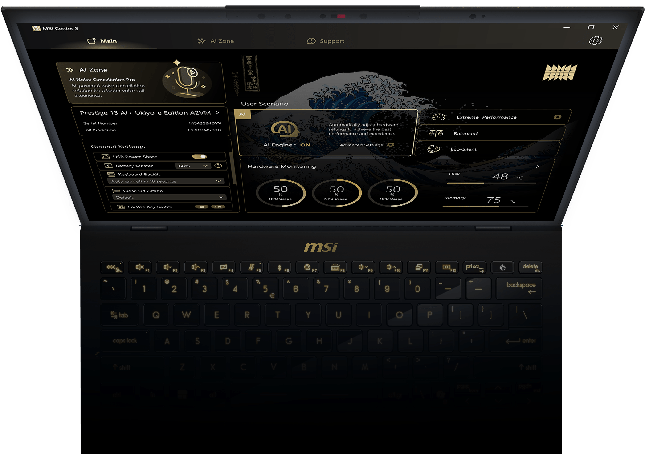 Prestige 13 AI+ Ukiyo-e Edition A2VM