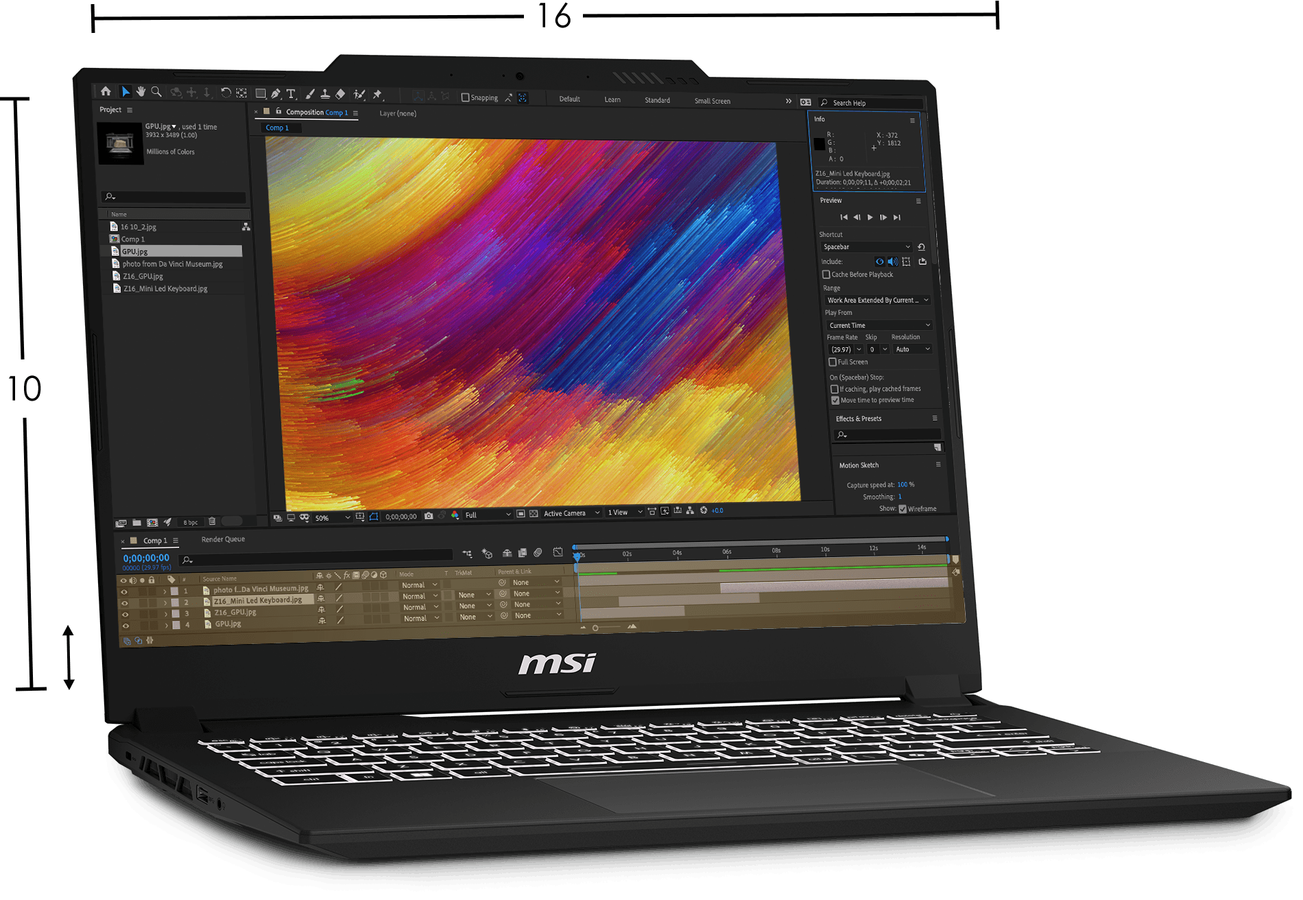MSI Creator M16 HX C14V Tech Meets Aesthetic MSI Creator M16 HX C14V Tech Meets Aesthetic