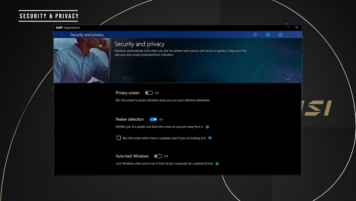 Tobii Aware on MSI laptop | MSI Global English Forum