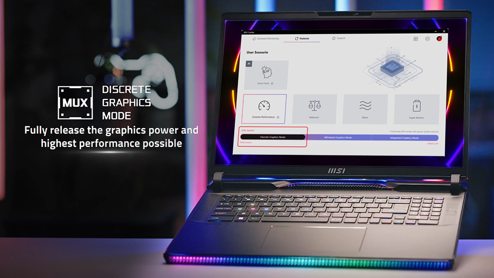 Raider GE78 HX KO 18" flagship gaming laptop