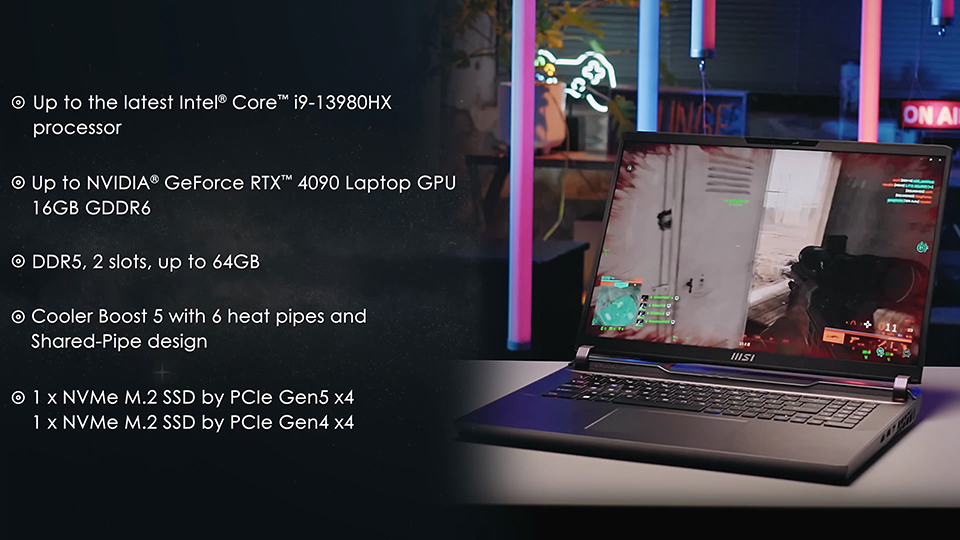 Witness the Vector GP78 HX with FULL POWER GPU performance