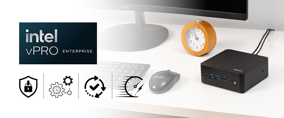 藉由MSI 商務PC，發揮 Intel vPro 的強大功能