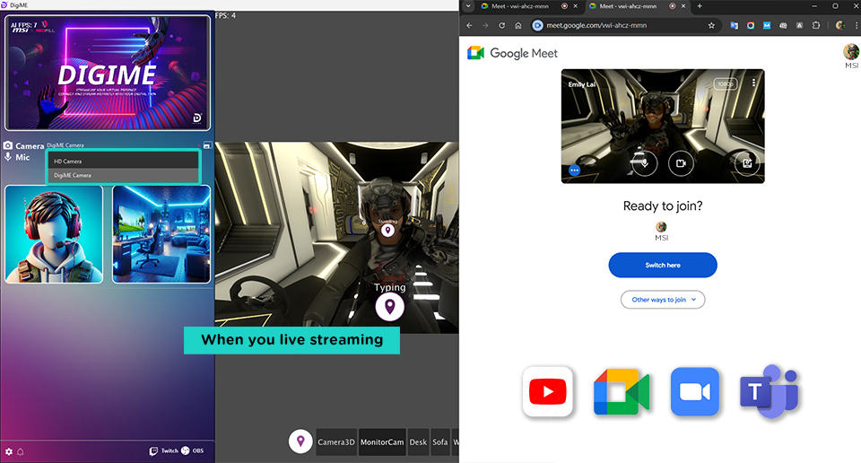 MSI DigiMe - Bring Your Avatar to Life with DigiME's Real-Time AI ...