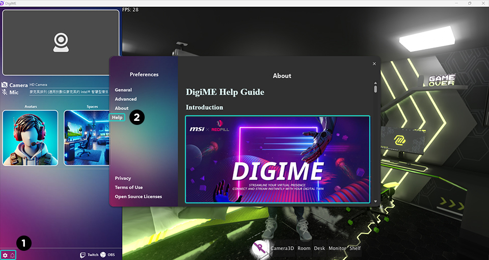如何使用MSI DigiMe - DigiME 的即時 AI 動作捕捉讓您的虛擬分身栩栩如生