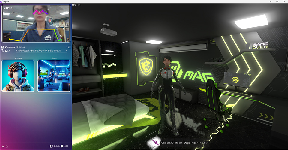如何使用MSI DigiMe - DigiME 的即時 AI 動作捕捉讓您的虛擬分身栩栩如生