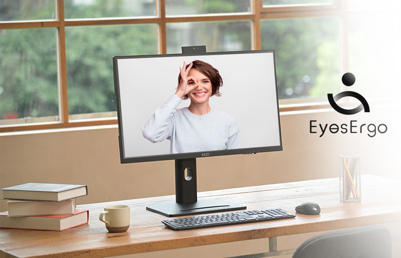 MSI EyesErgo AIO: Eyecare, Smooth Visuals, and Ergonomic Flexibility
