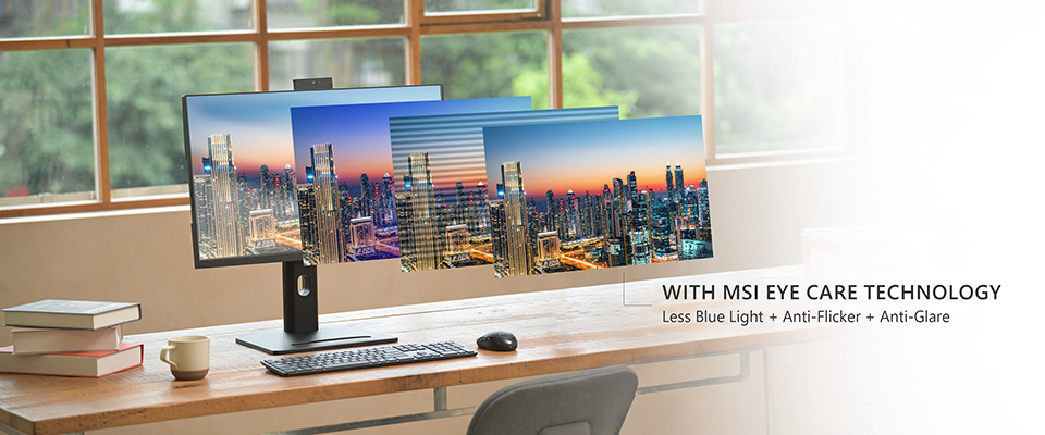 MSI EyesErgo AIO: Bảo vệ mắt, hình ảnh mượt mà và tính linh hoạt về mặt ...