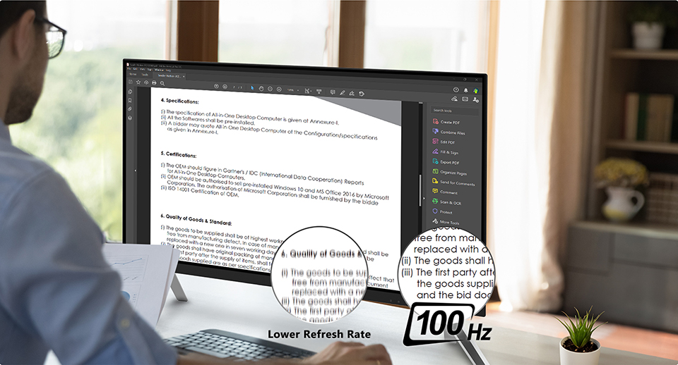MSI EyesErgo AIO: Eyecare, Smooth Visuals, and Ergonomic Flexibility