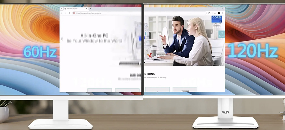 How High Refresh Rate Change the Productivity?
