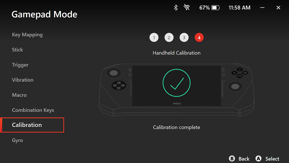 Gyro Tutorial and Know-How on MSI Claw
