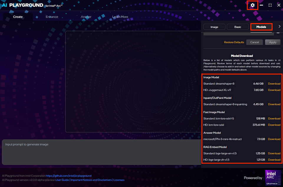How To Use Intel AI Playground