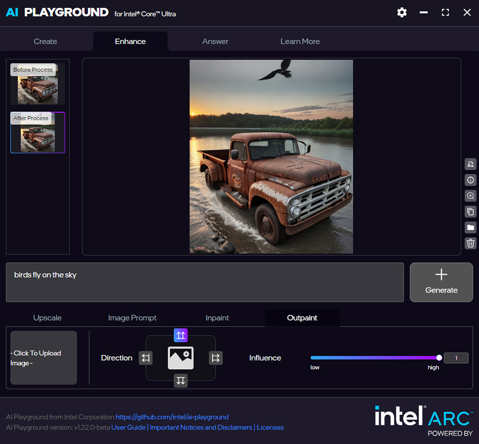 How To Use Intel AI Playground