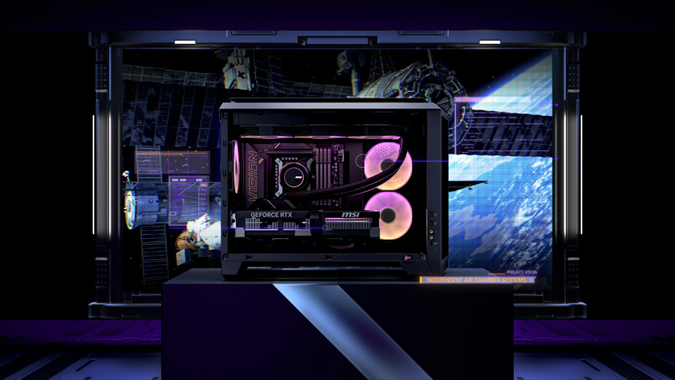 Silent Storm Cooling AI for Next-Gen Gaming Desktops