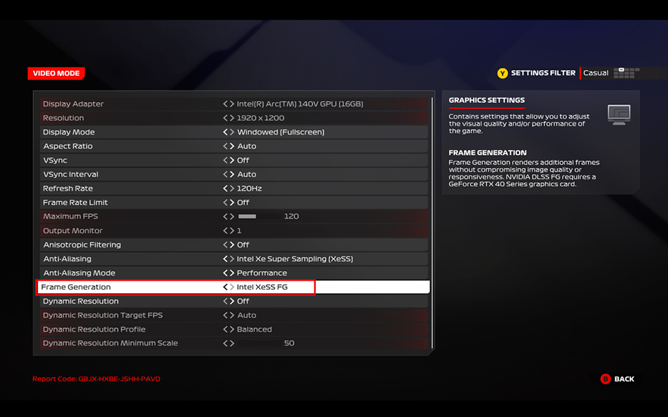 Enable Frame Generation on MSI Claw 8 AI+ Guide
