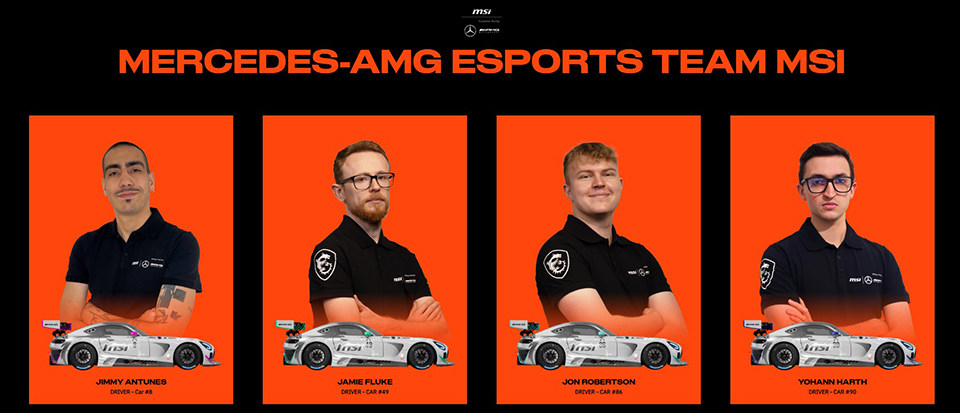 Technology Meets Speed: MSI Powers Mercedes-AMG Esports Team in the ...