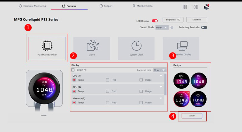 How to Master Your MPG CORELIQUID P13 with MSI CENTER – Complete LCD Screen Customization Guide