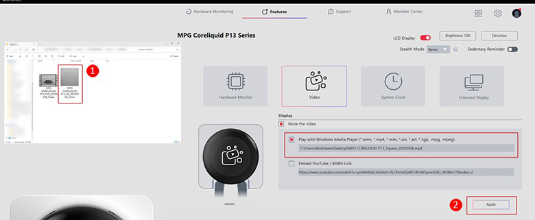 How to Master Your MPG CORELIQUID P13 with MSI CENTER – Complete LCD ...