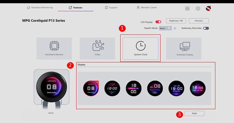 How to Master Your MPG CORELIQUID P13 with MSI CENTER – Complete LCD Screen Customization Guide