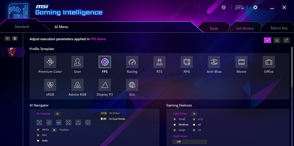 How do Dual Mode and AI Menu enhance your game experience?