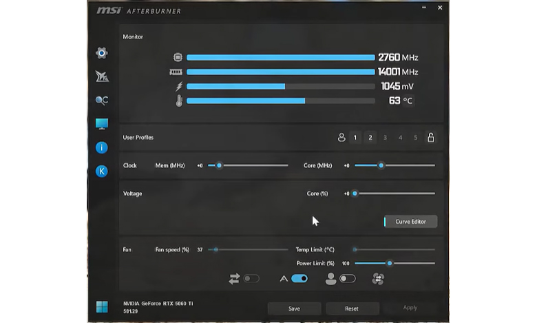 RTX 5070 and RTX 5060 Ti Overclocking & Undervolting Guide with MSI ...