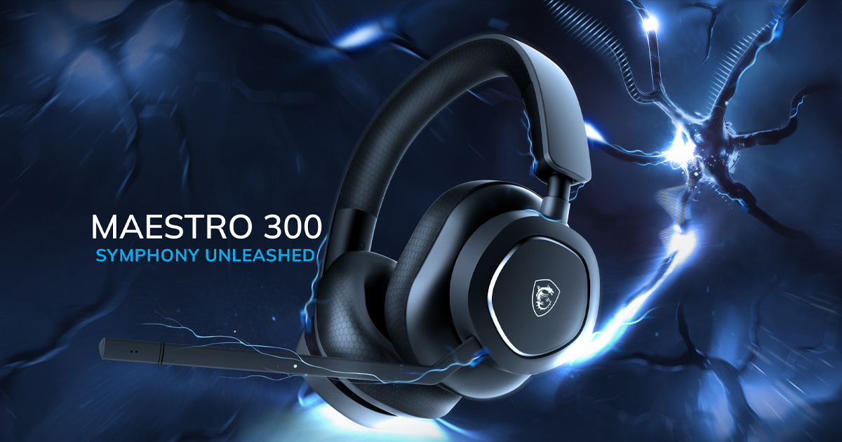 MSI Starts A New Chapter with the MAESTRO 300 Gaming Headset